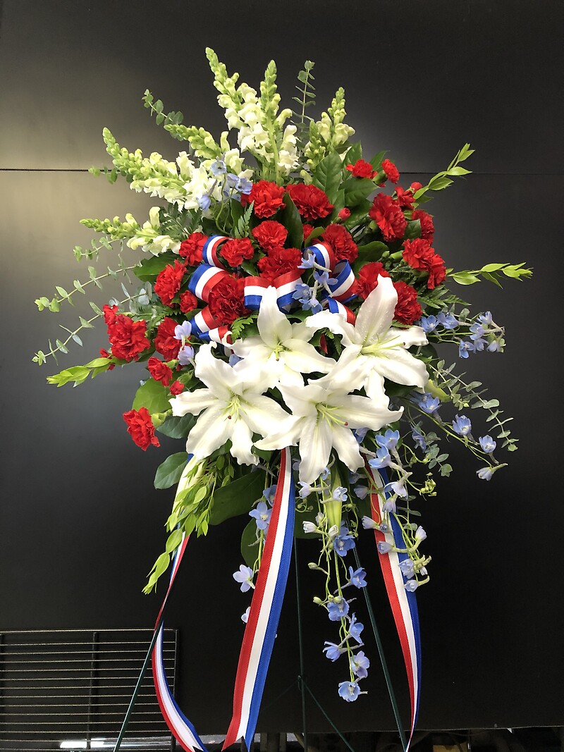 Sacred Duty Spray arranged by a florist in National City, CA | Angel Petals